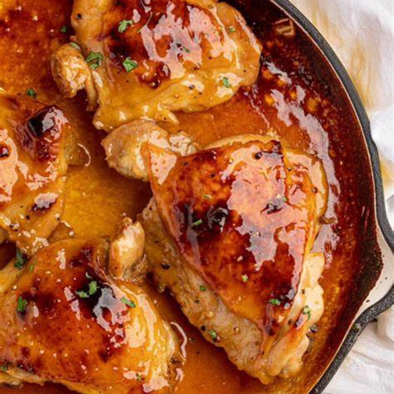 Honey-Peach-Barbeque Chicken Bake
