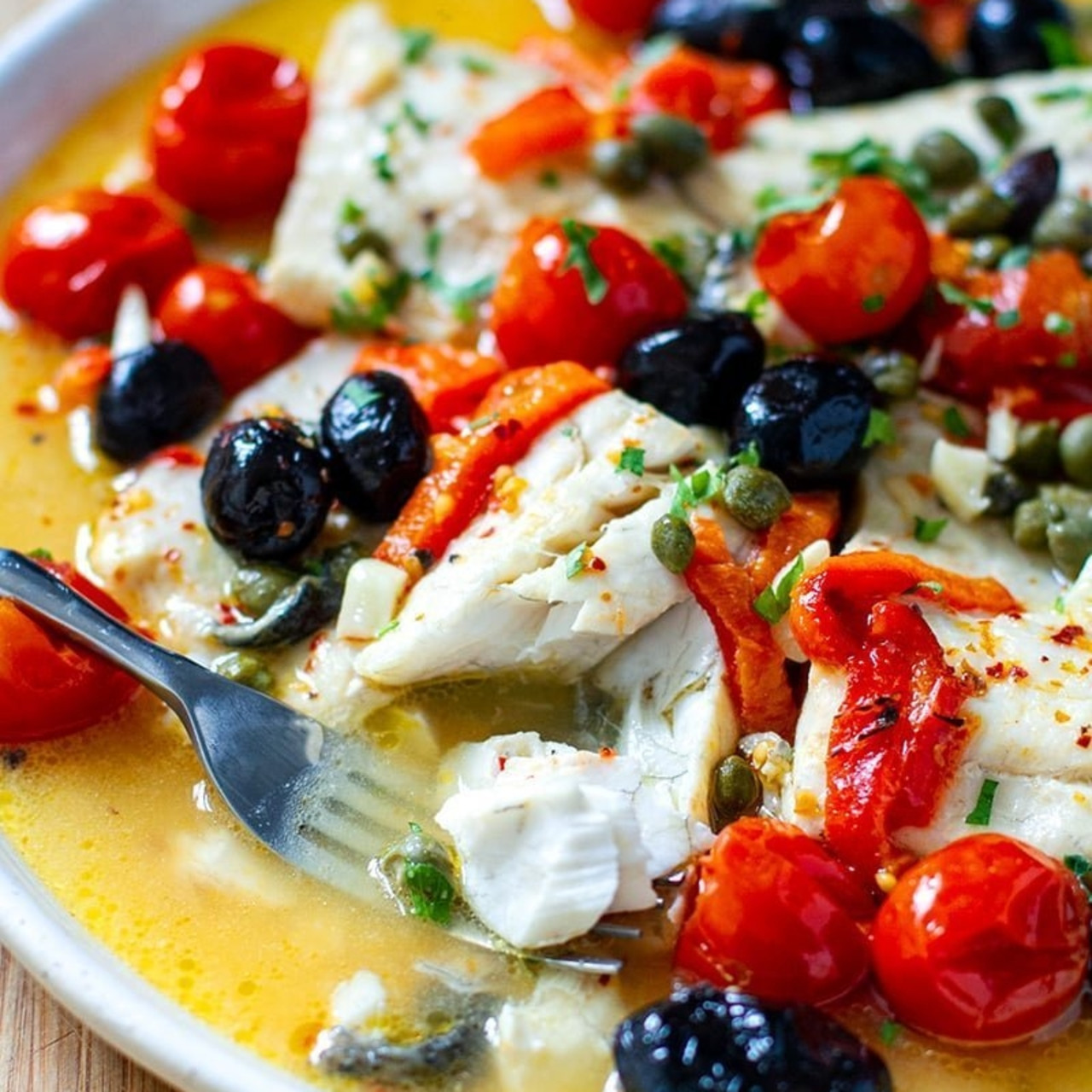 Instant Pot Fish Italian-Style (From Frozen)