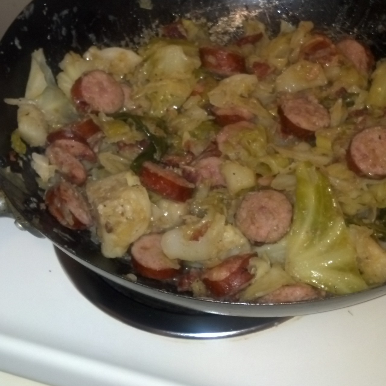 Kielbasa and Cabbage Surprise