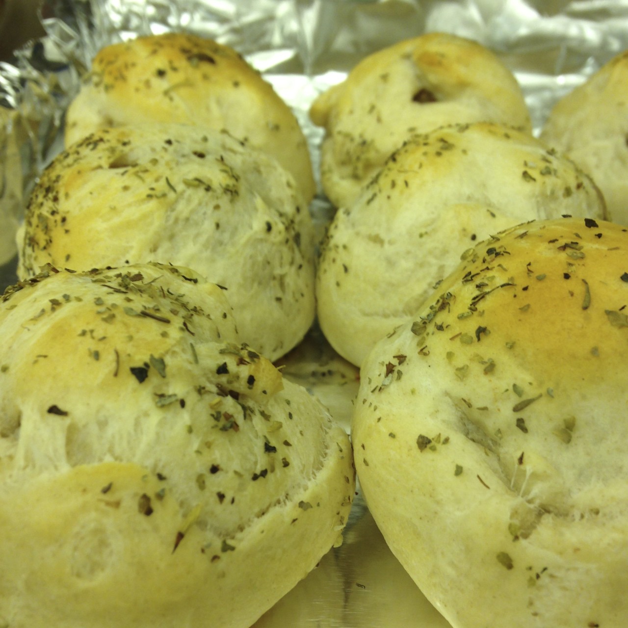 Meatball Stuffed Biscuits