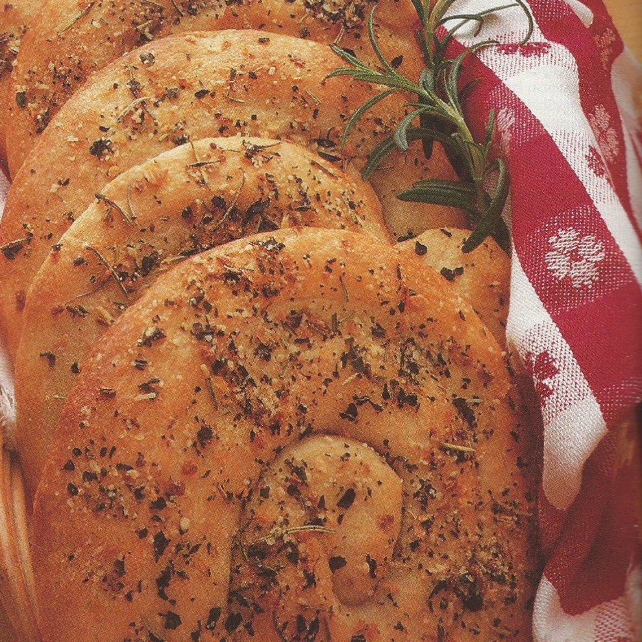 Mini Focaccia Rounds