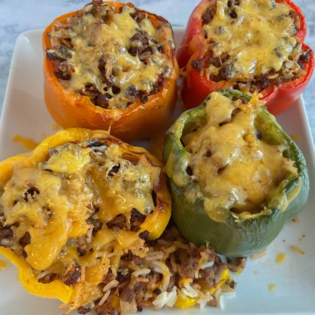 Ninja Foodi Stuffed Peppers