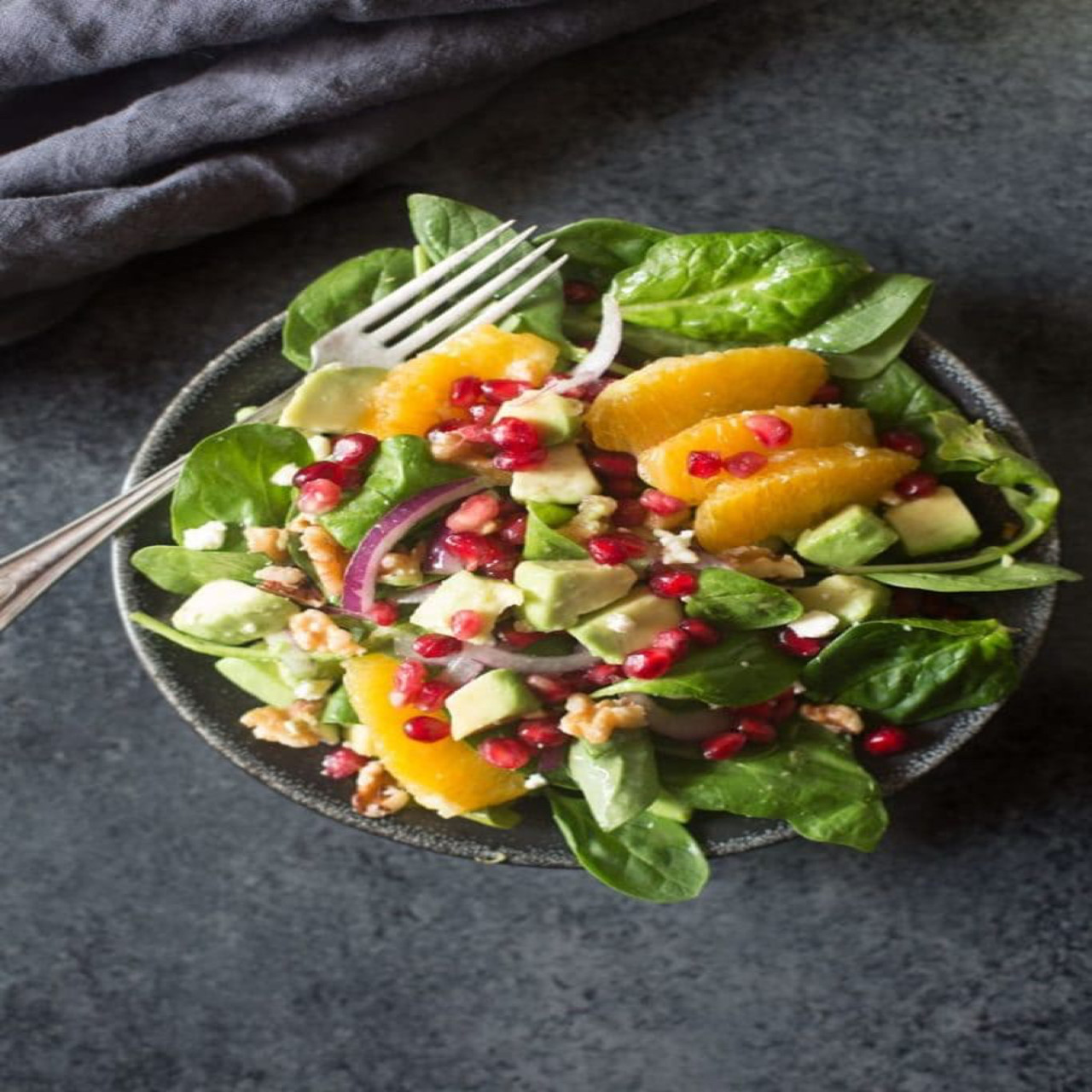ORANGE POMEGRANATE SALAD