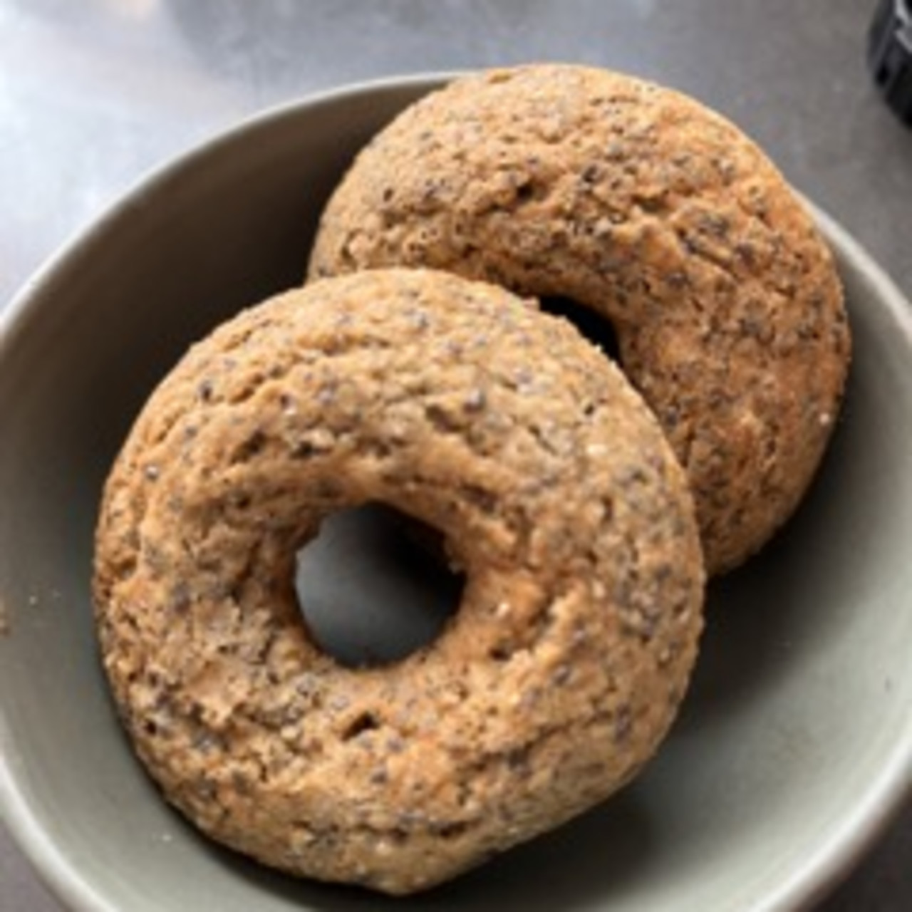 Out-the-door Chia Power Doughnuts