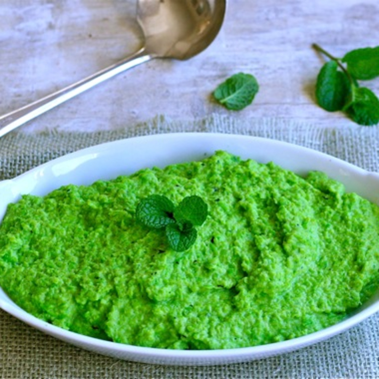 Pea puree(side dish)