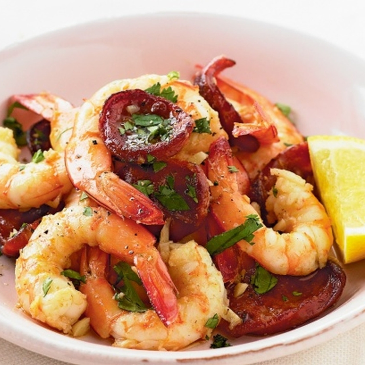 Prawns al Chorizo