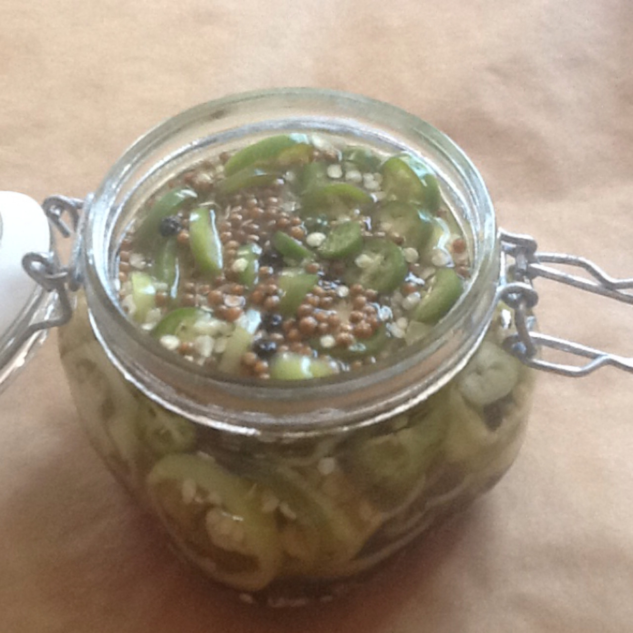 Quick Pickled Chiles