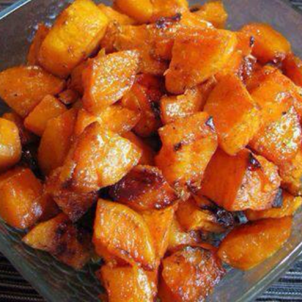 Roasted sweet potatoes