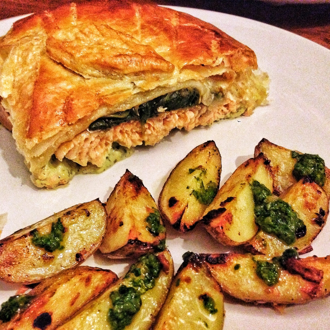 Salmon Encroute