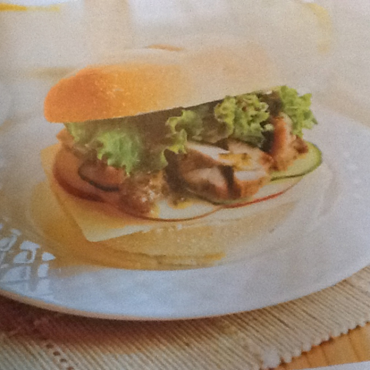 Sandwich au poulet revisité