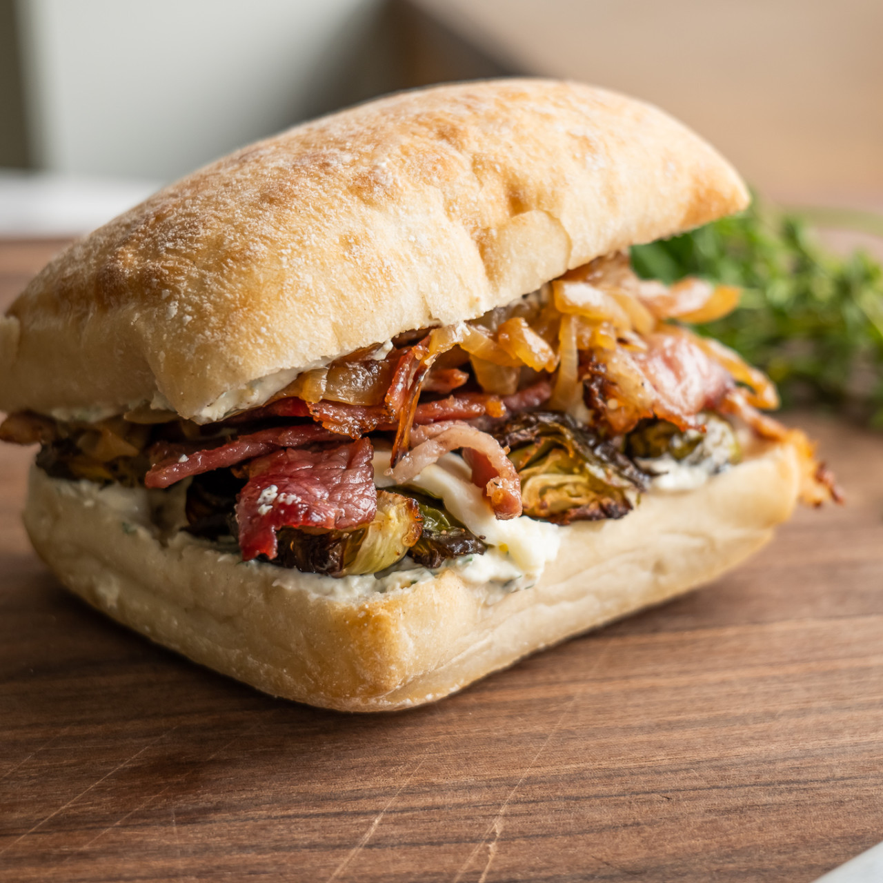 Savory Holiday Leftover Sandwich