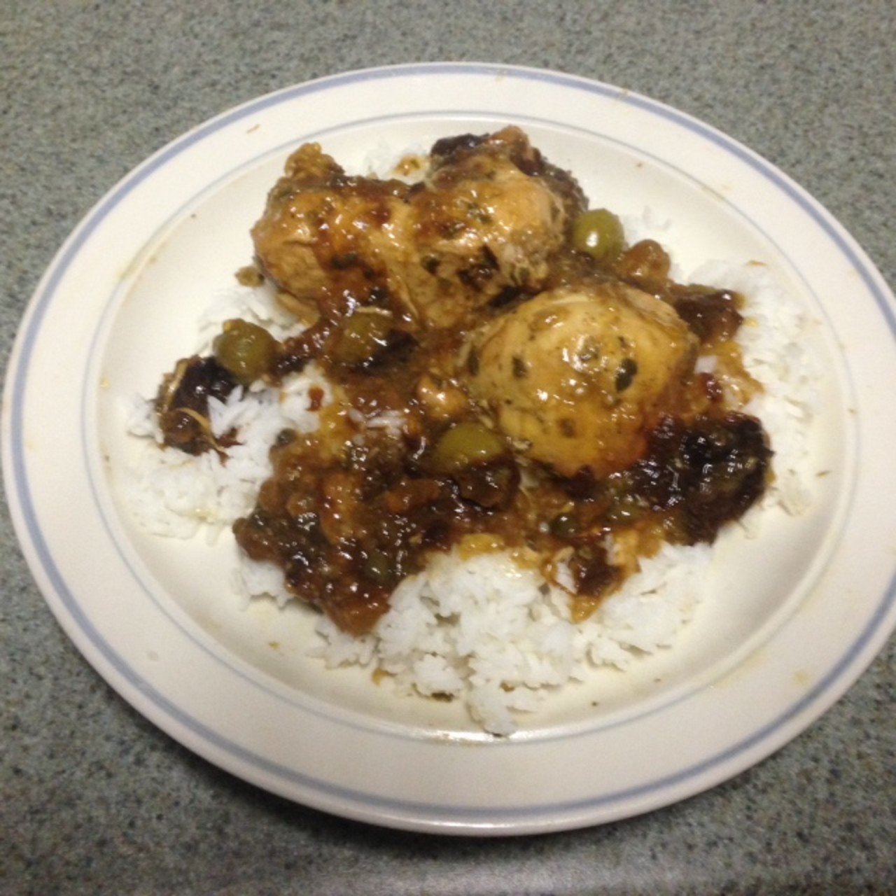 Chicken Tangier - slow cooker