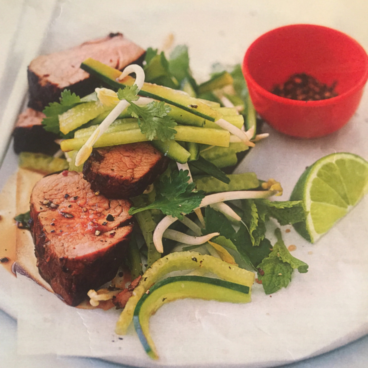 Sticky Black Pepper Pork