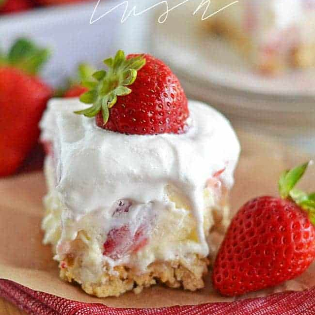 Strawberry Shortcake Cake