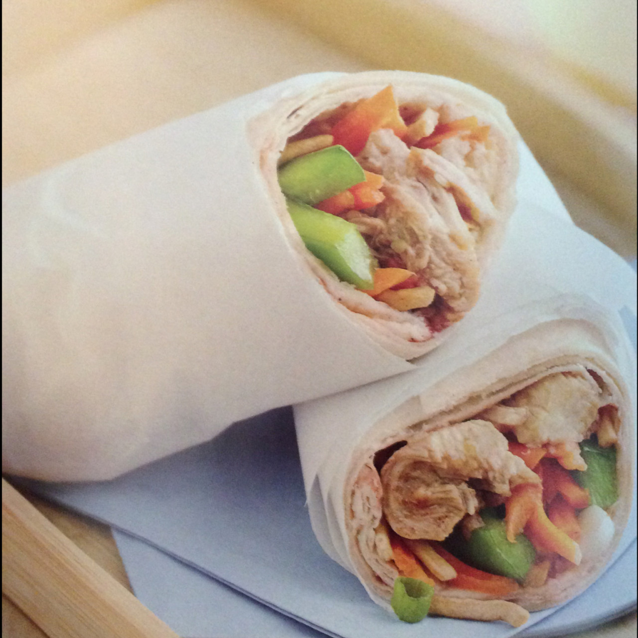 Teriyaki Sesame Chicken Wraps