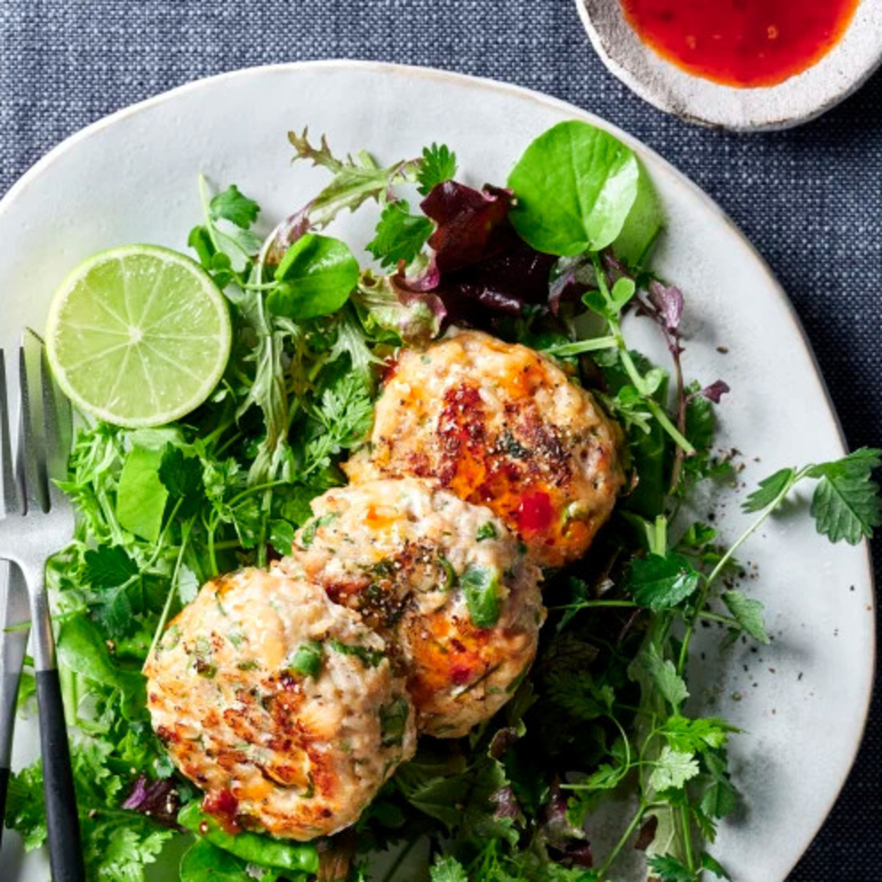 Thai curry fish cakes
