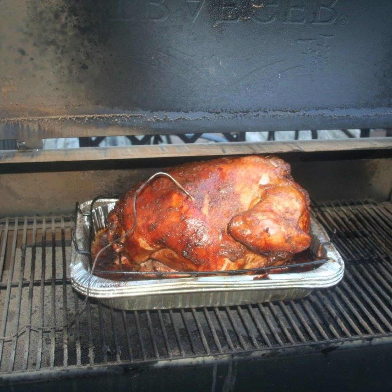 Thanksgiving Turkey Over Wood Fire