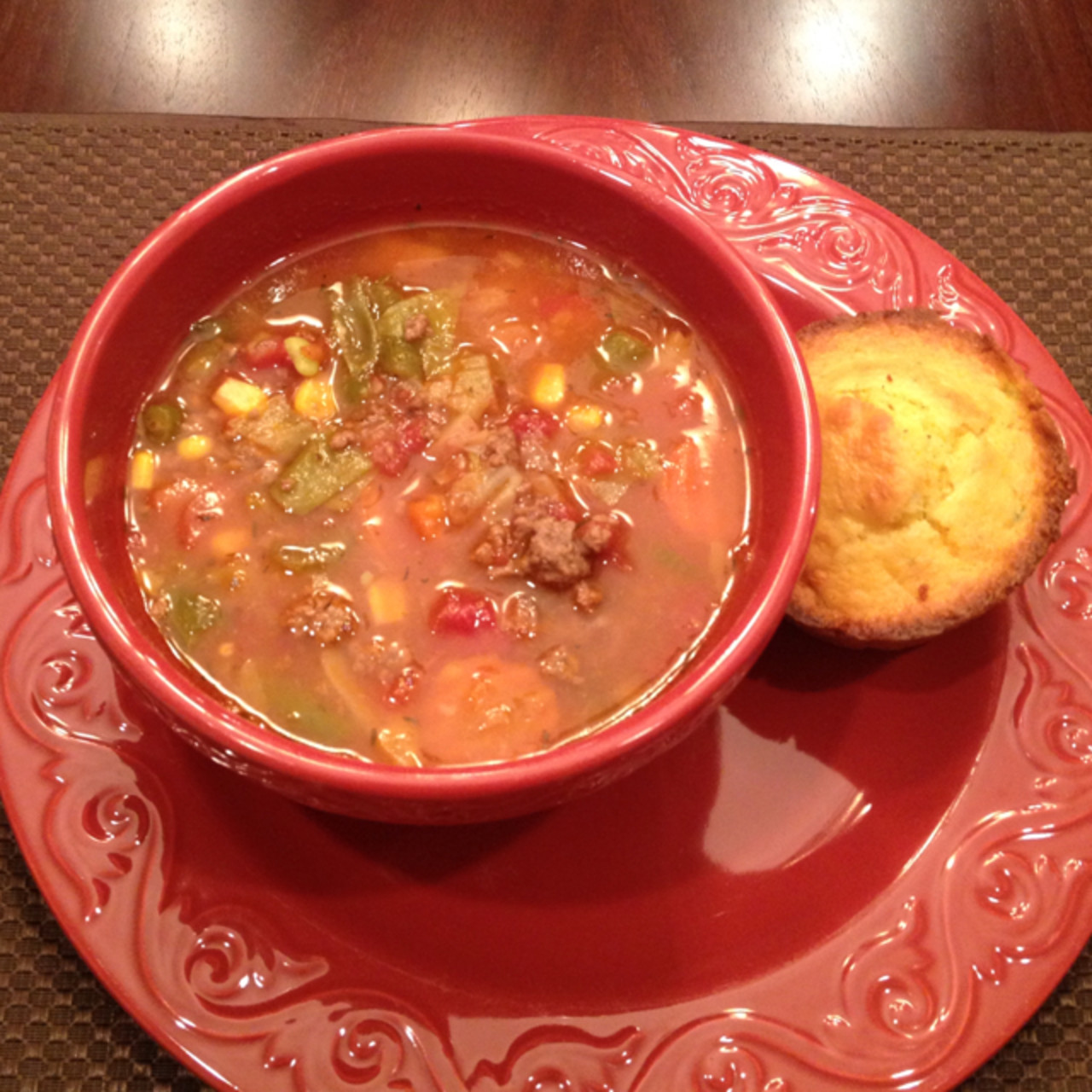 Timmy's Hamburger Soup