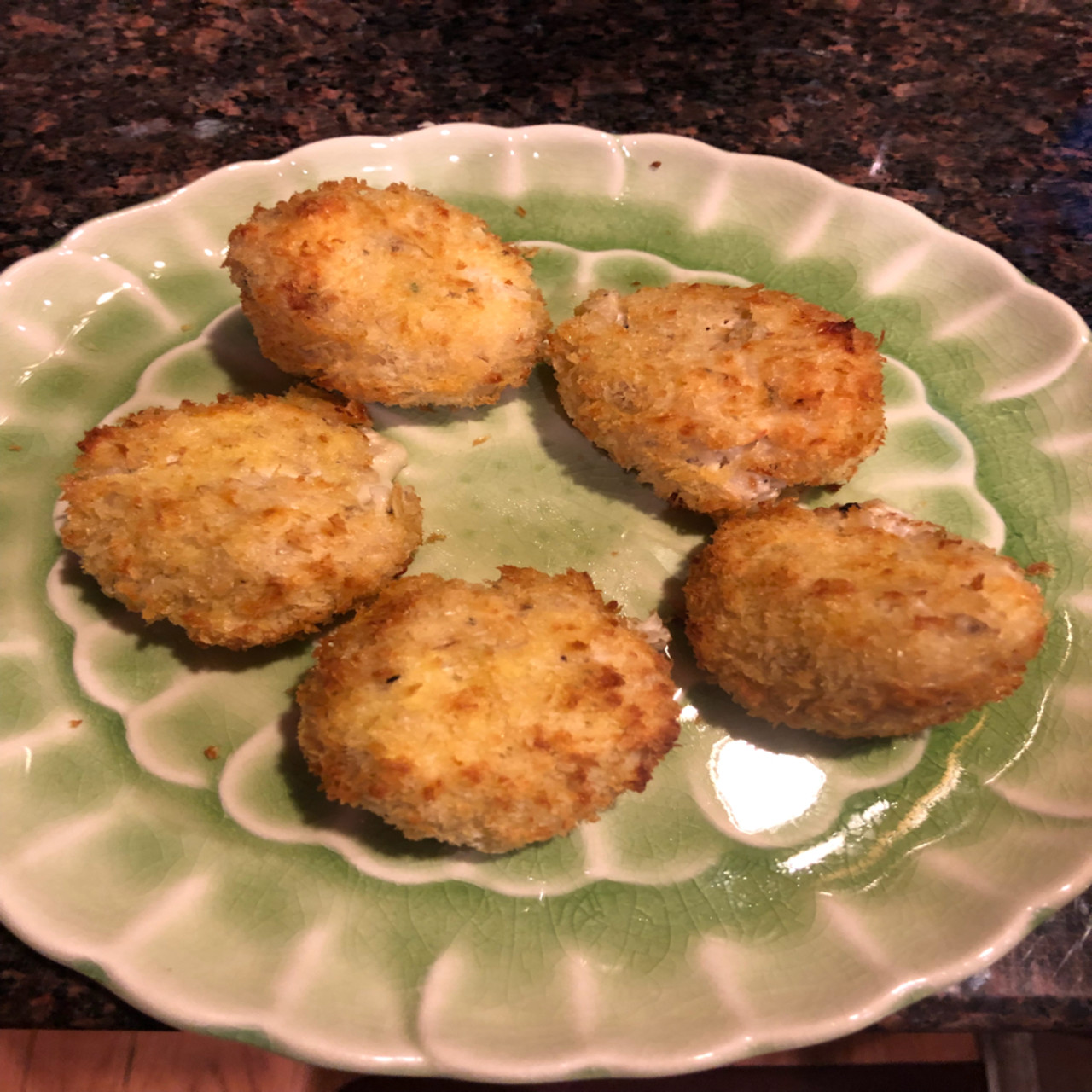 Triple cheese rice balls