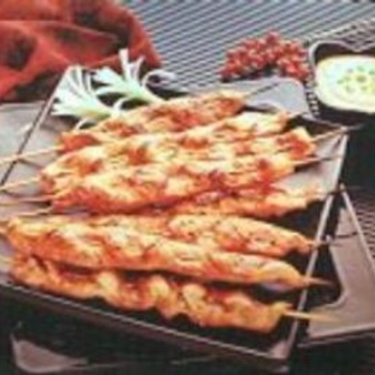 Turkey Satay with Peanut Sauce