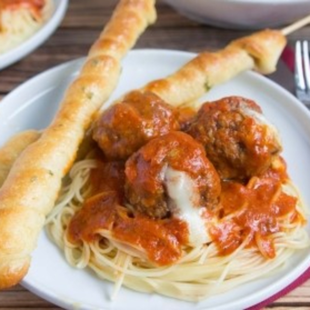 Twisted Garlic Bread Skewers