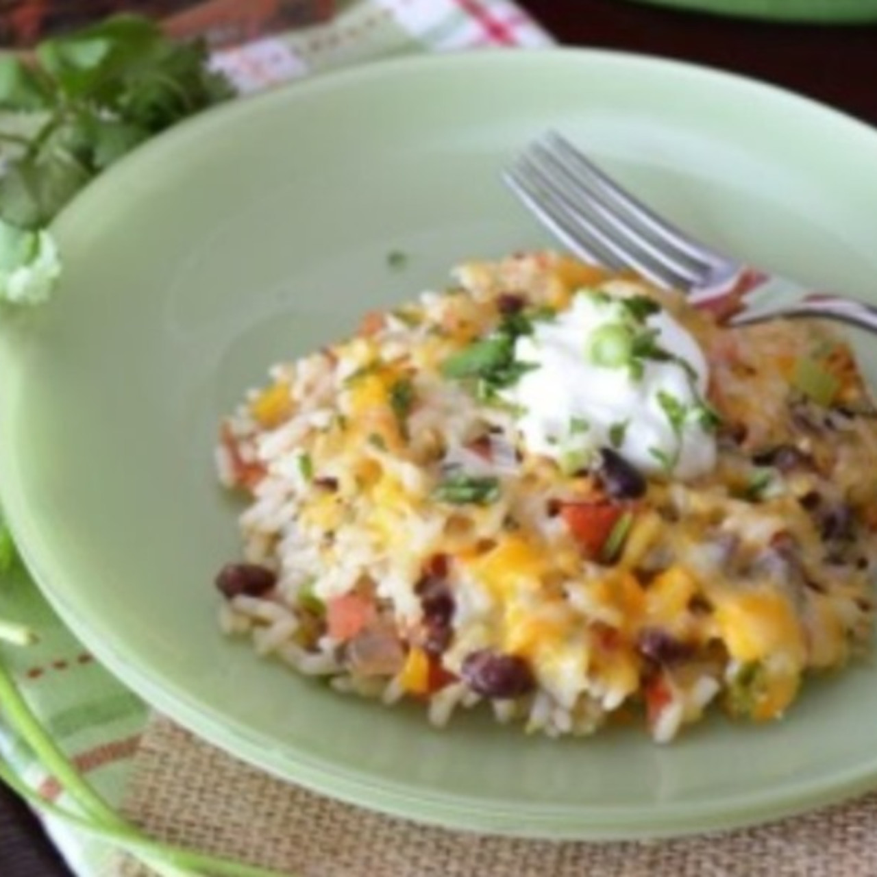 VEGETARIAN MEXICAN RICE BAKE