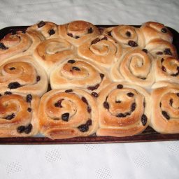 Chelsea Buns in the Bread Machine