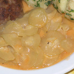 North Croatian Cucumber Stew (“Cuspajz od krastavaca”)