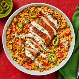 Spicy Peruvian Chicken and Loaded Rice