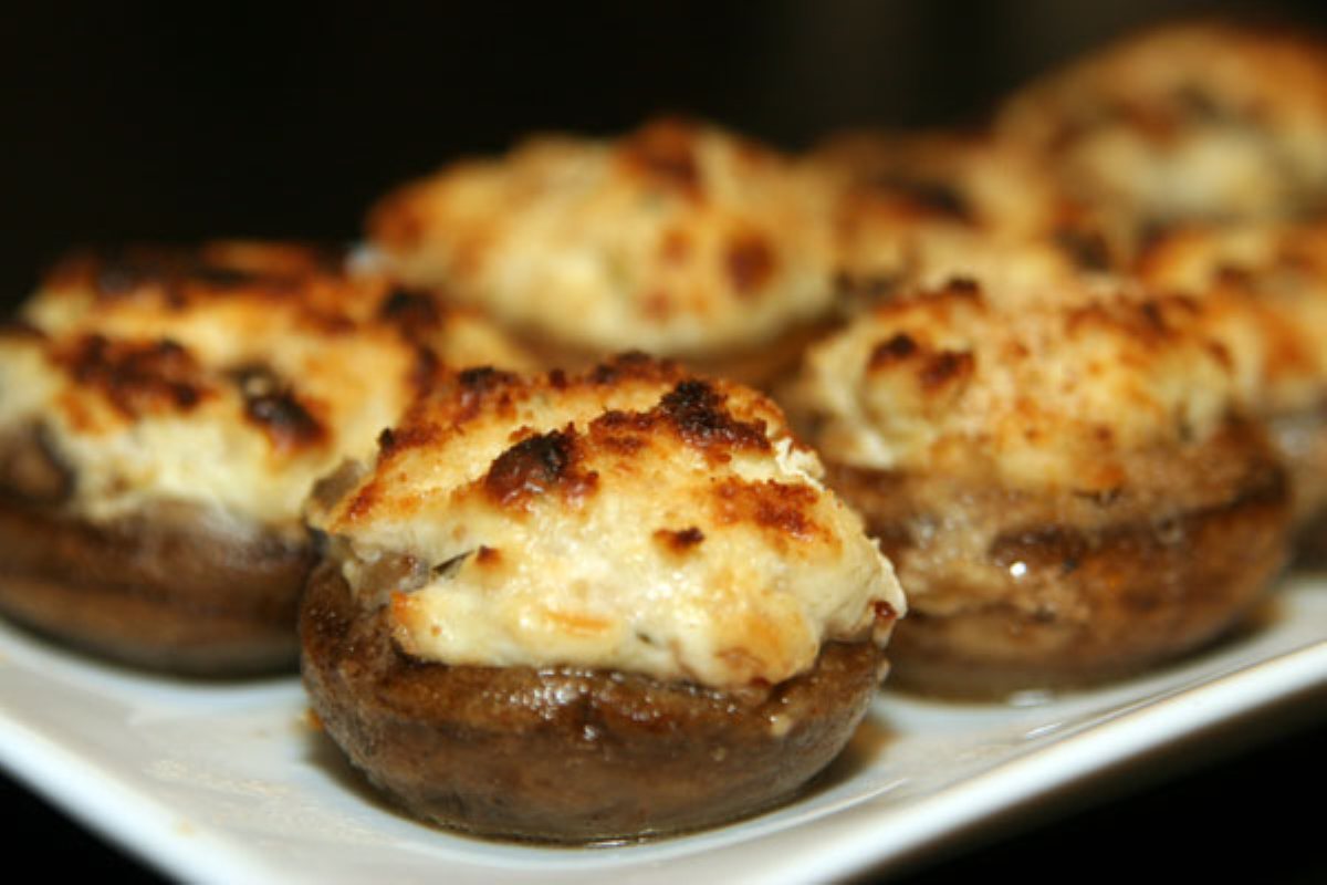Philly Stuffed Mushrooms