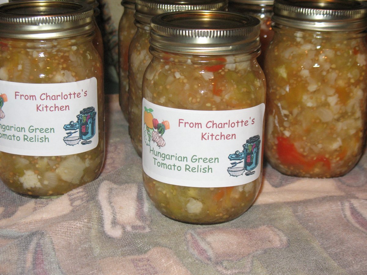 June Meyers Authentic Hungarian Green Tomato Relish
