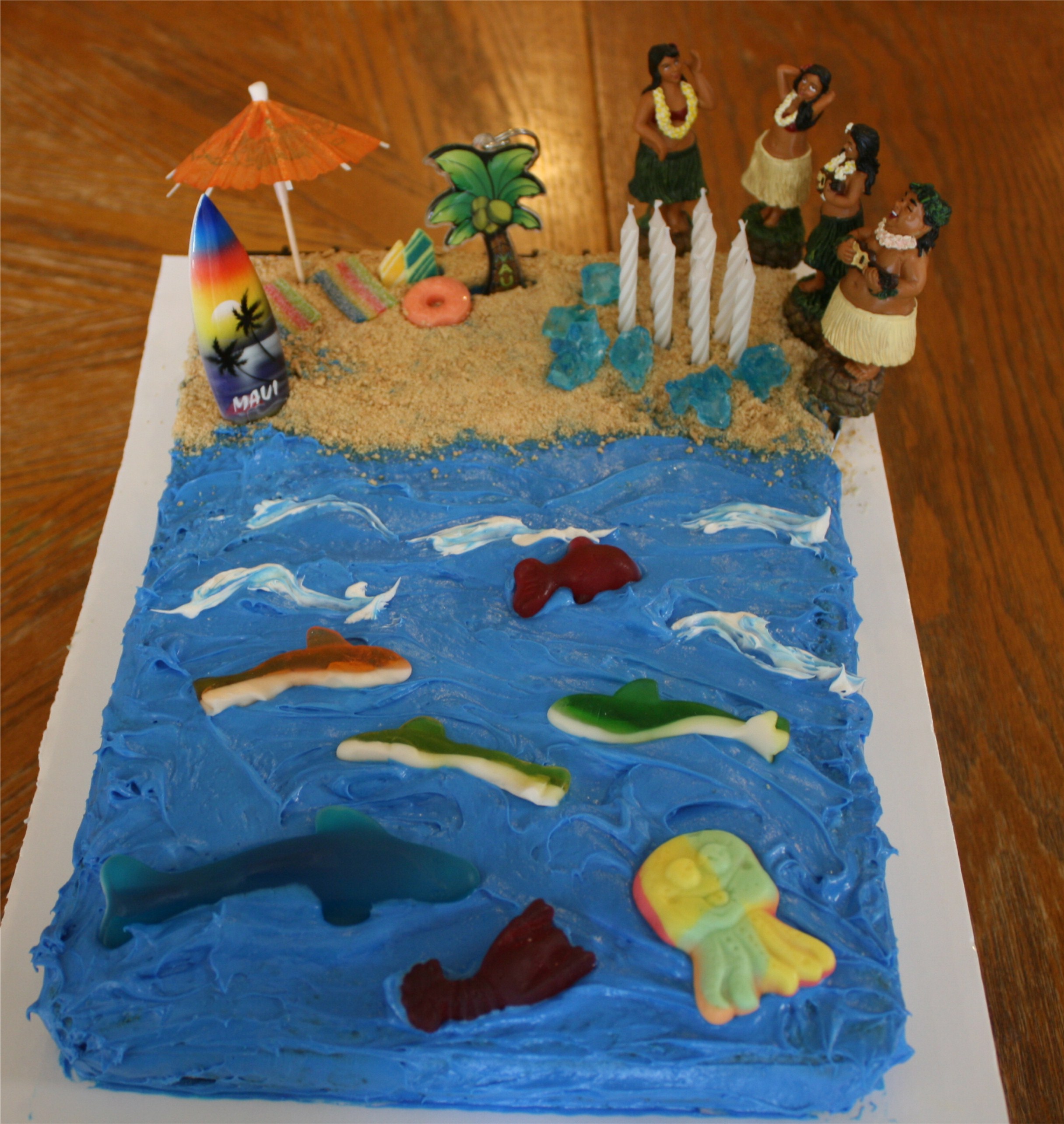 Hawaiian Beach Cake