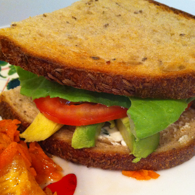 Vegetarian BLT with Avocado