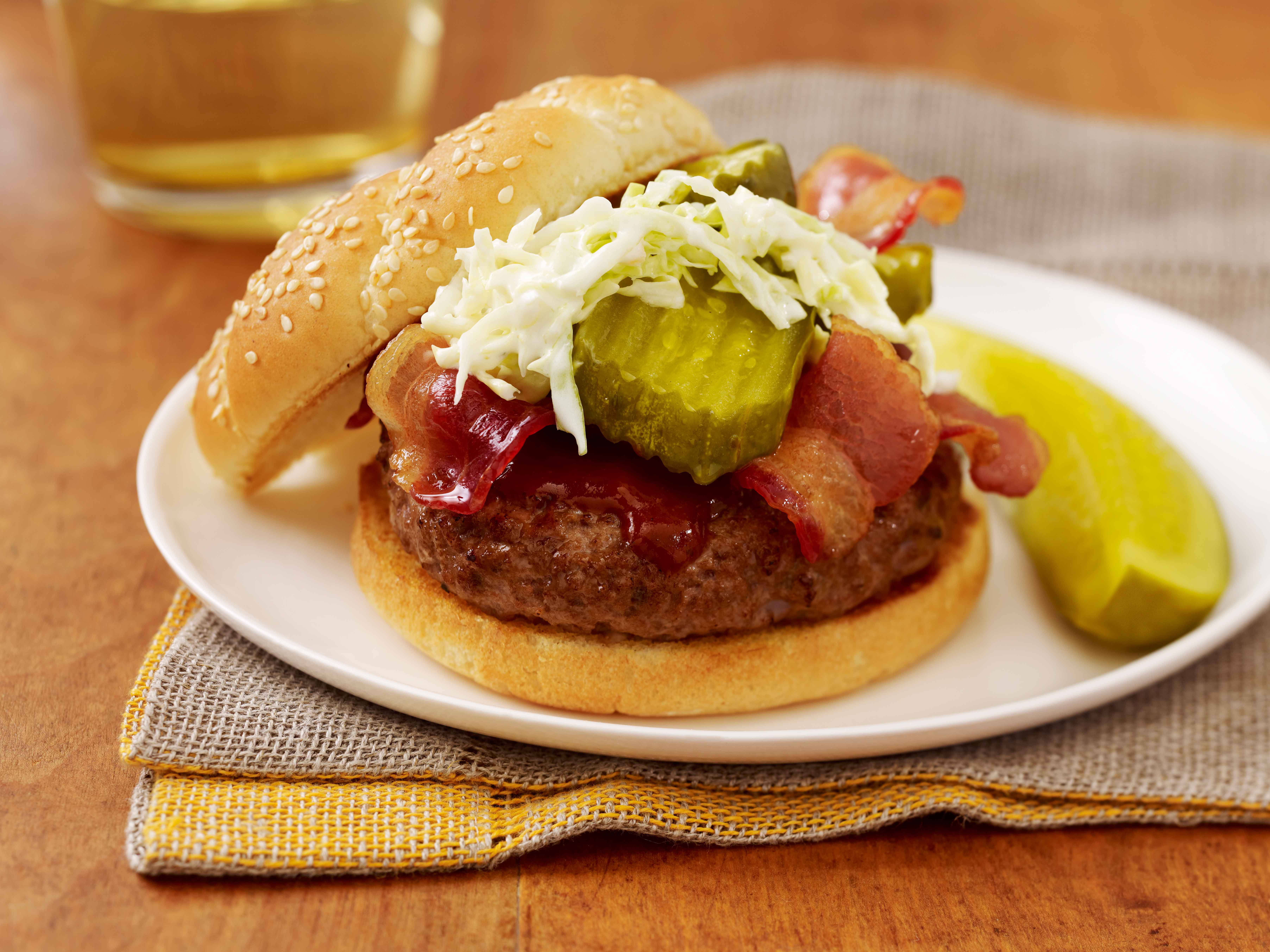 BBQ Bread and Butter Burger
