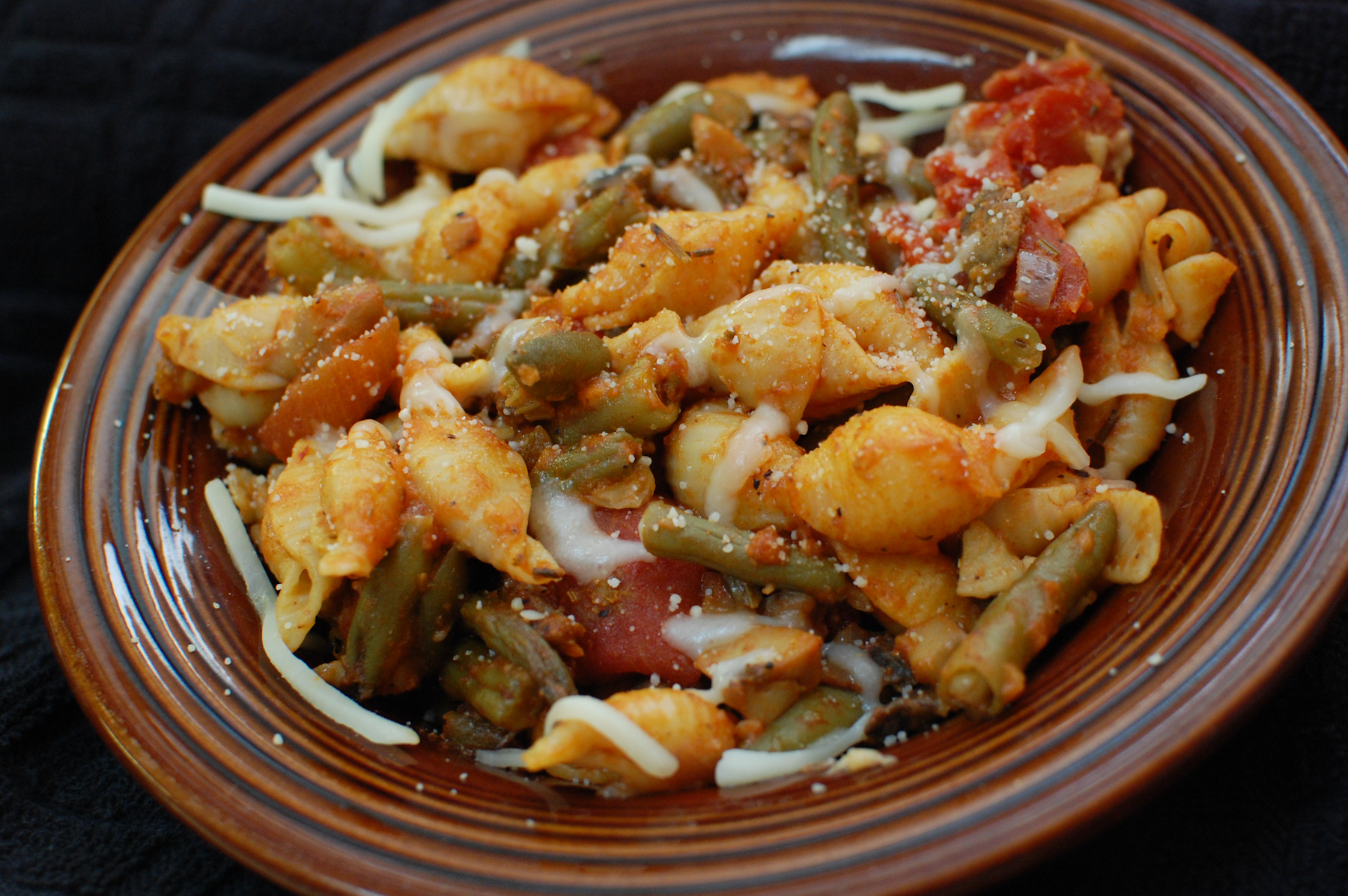 Green Bean Pasta Bake