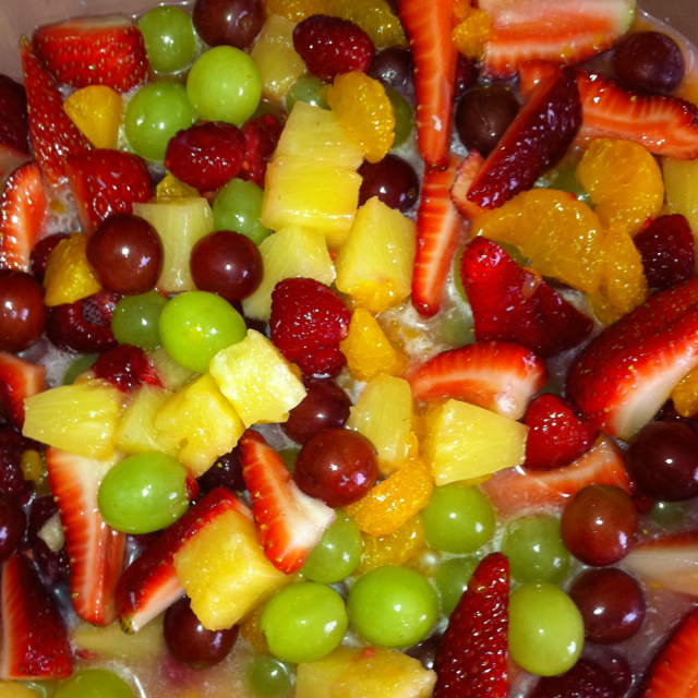 Pina Colada Fruit Salad