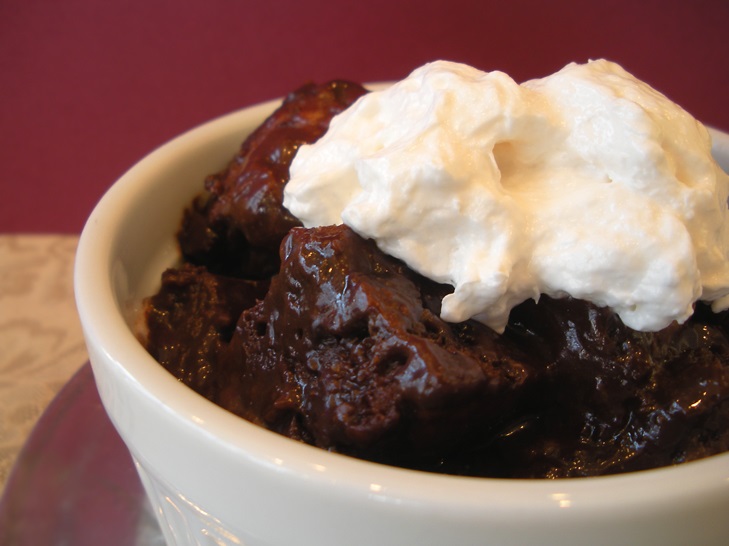Nellie's Chocolate Bread Pudding