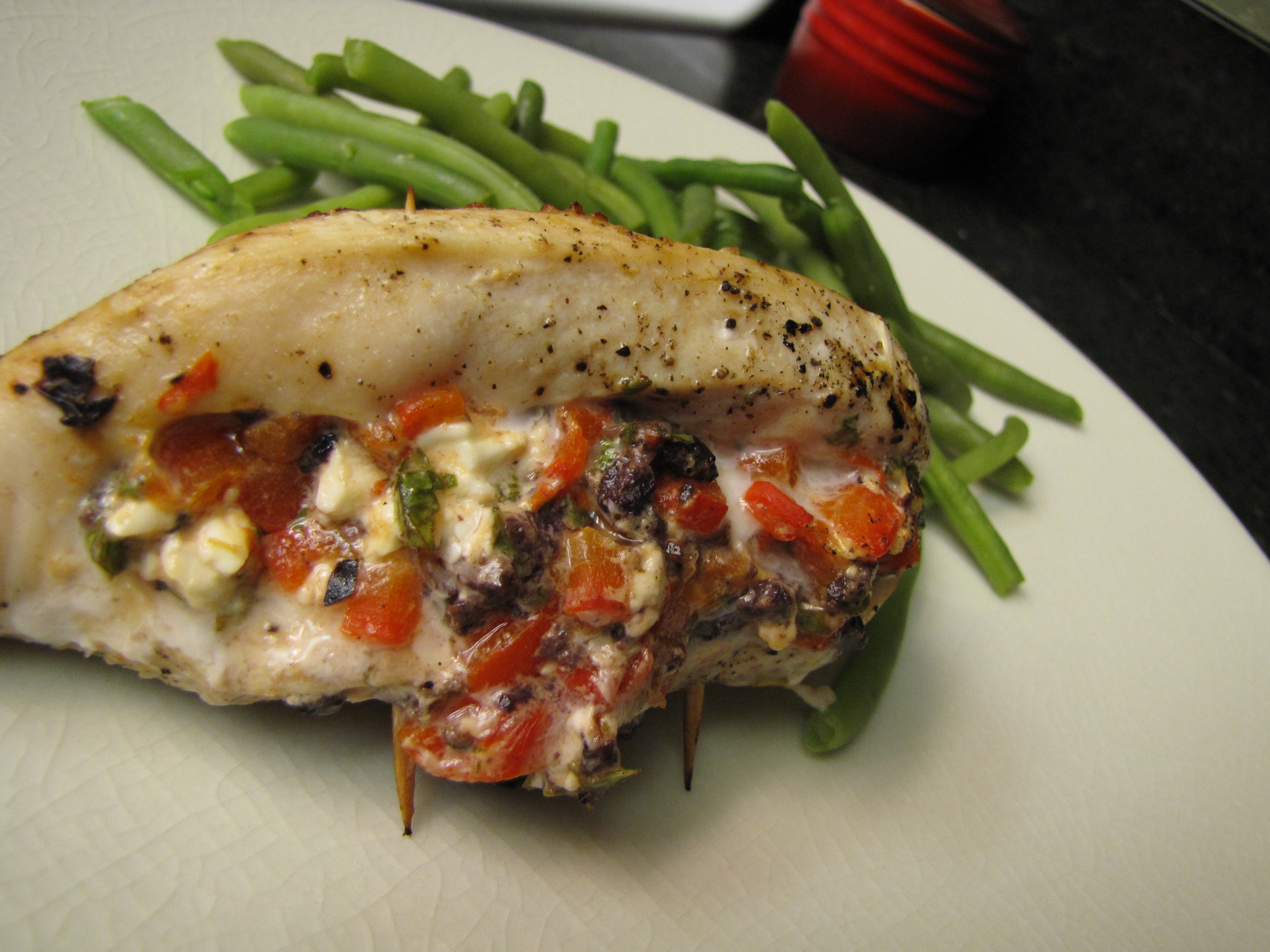 Mediterranean Stuffed Chicken Breasts