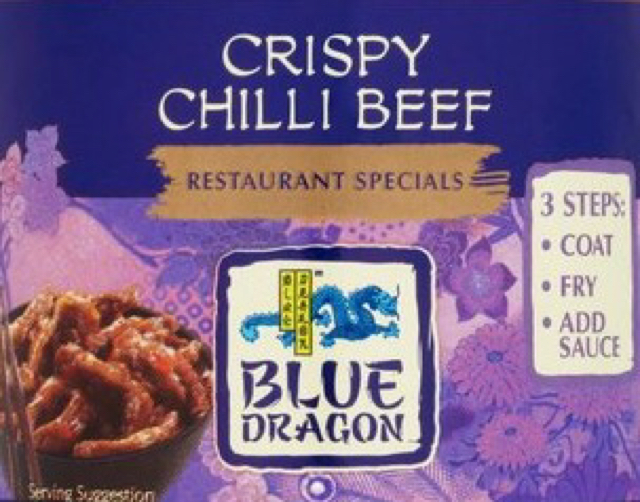 Crispy Chilli Beef (Blue Dragon)