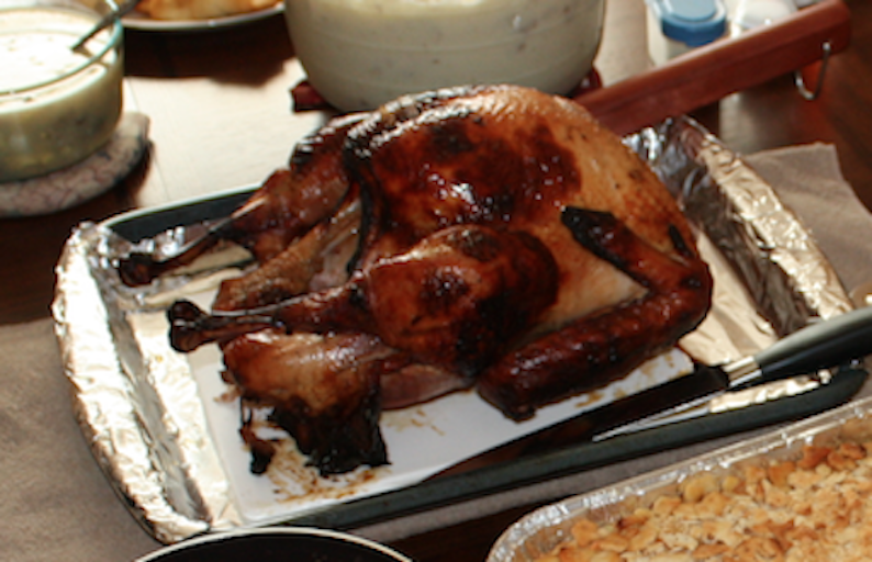 Gas Grilled 12 pound Turkey