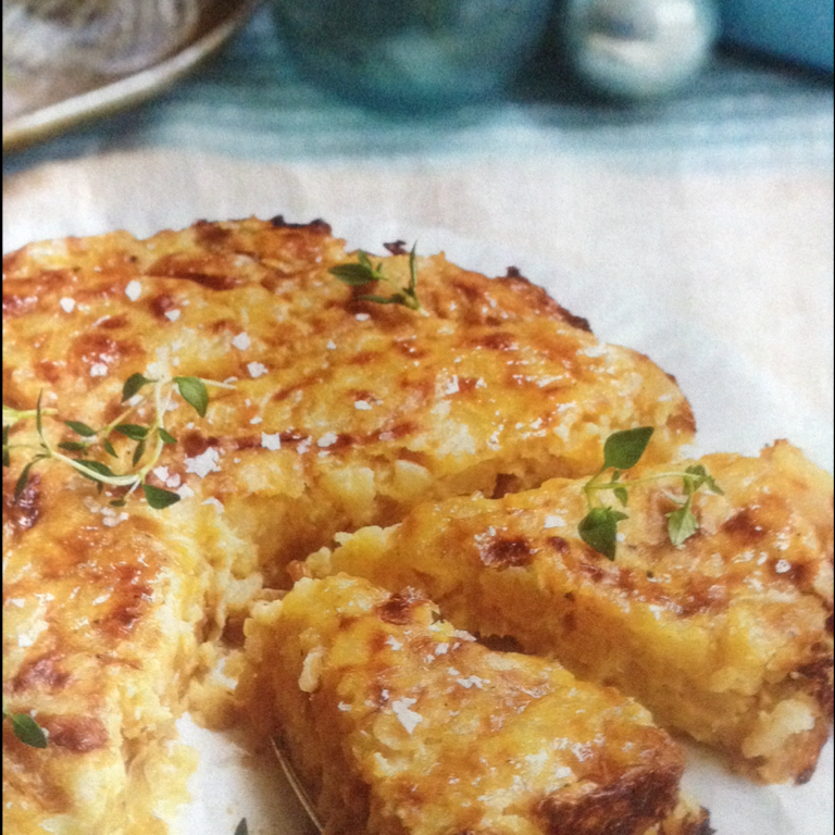 Potato: Lyonnais potato cake