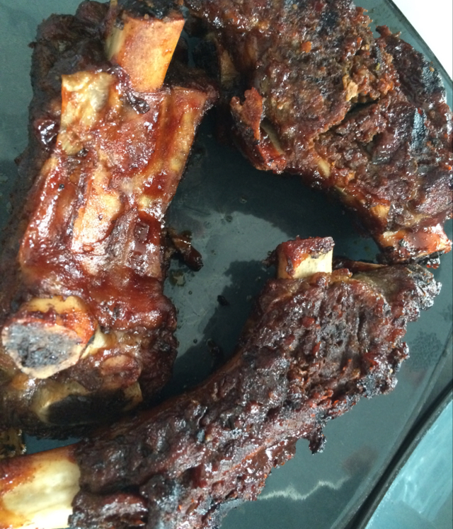 Grilled BBQ Beef Ribs