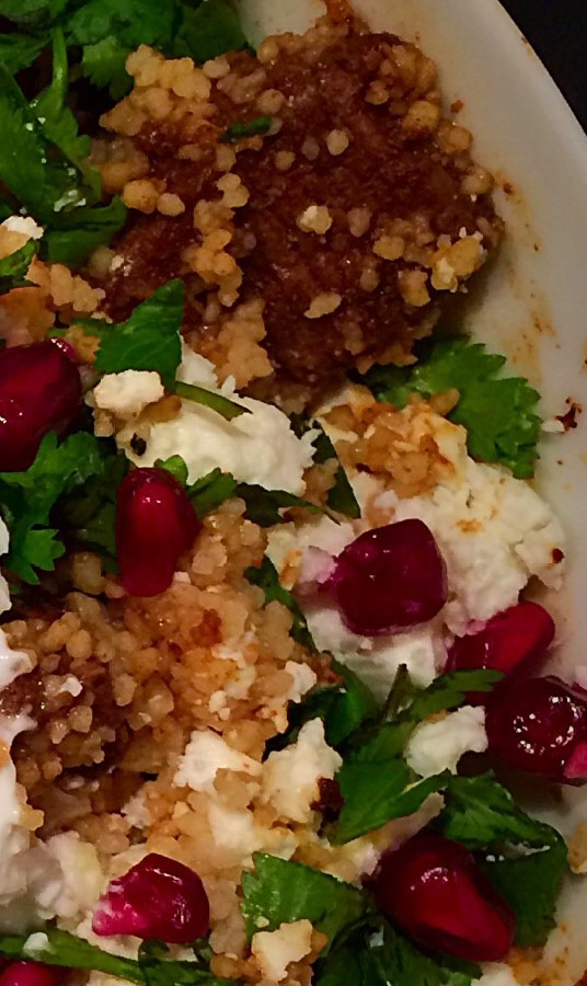Moroccan lamb bowl