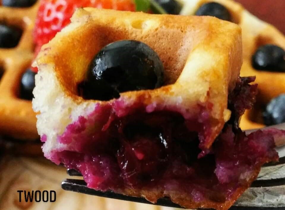 Blueberry Belgium Waffles
