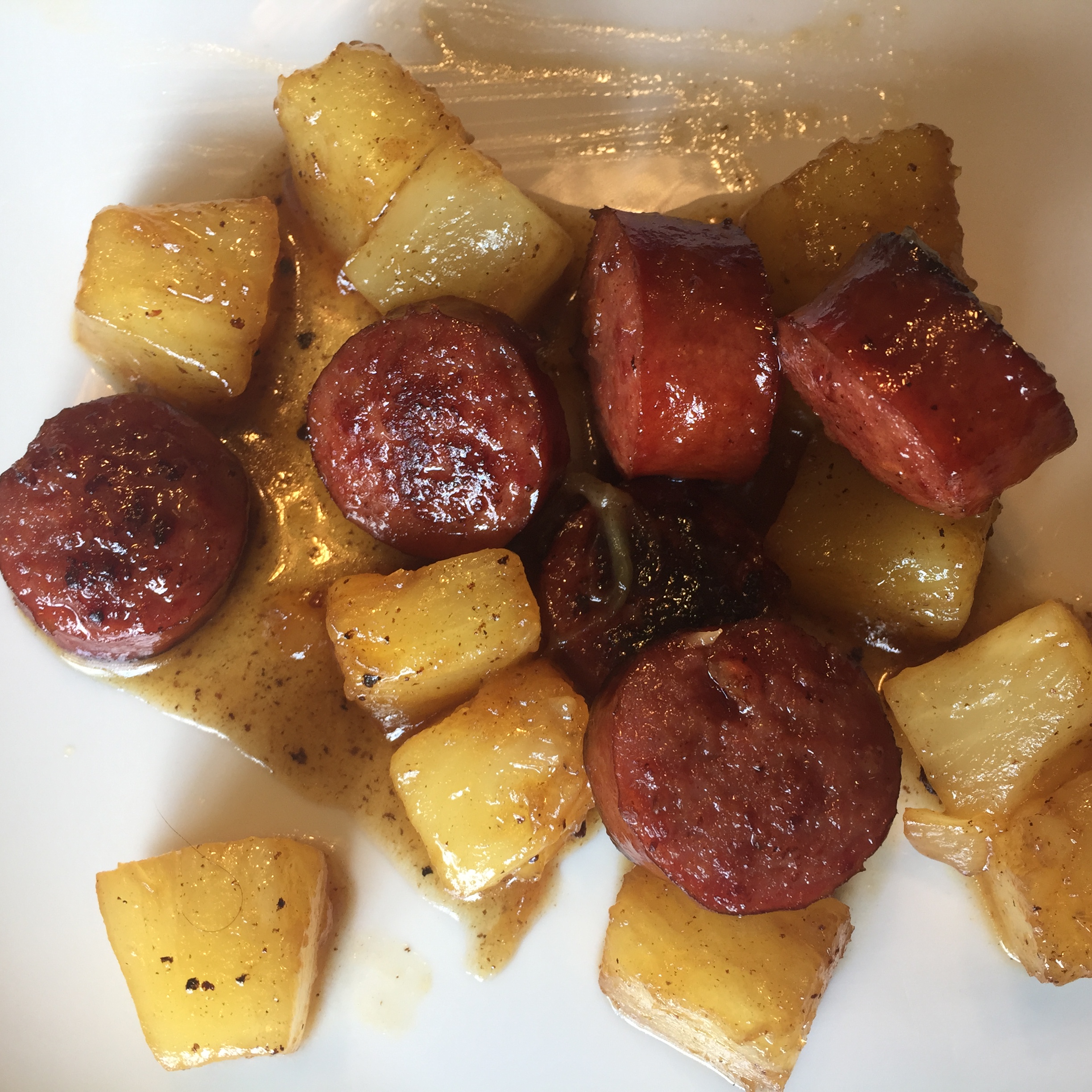 Kielbasa Hawaiian Style - EASY