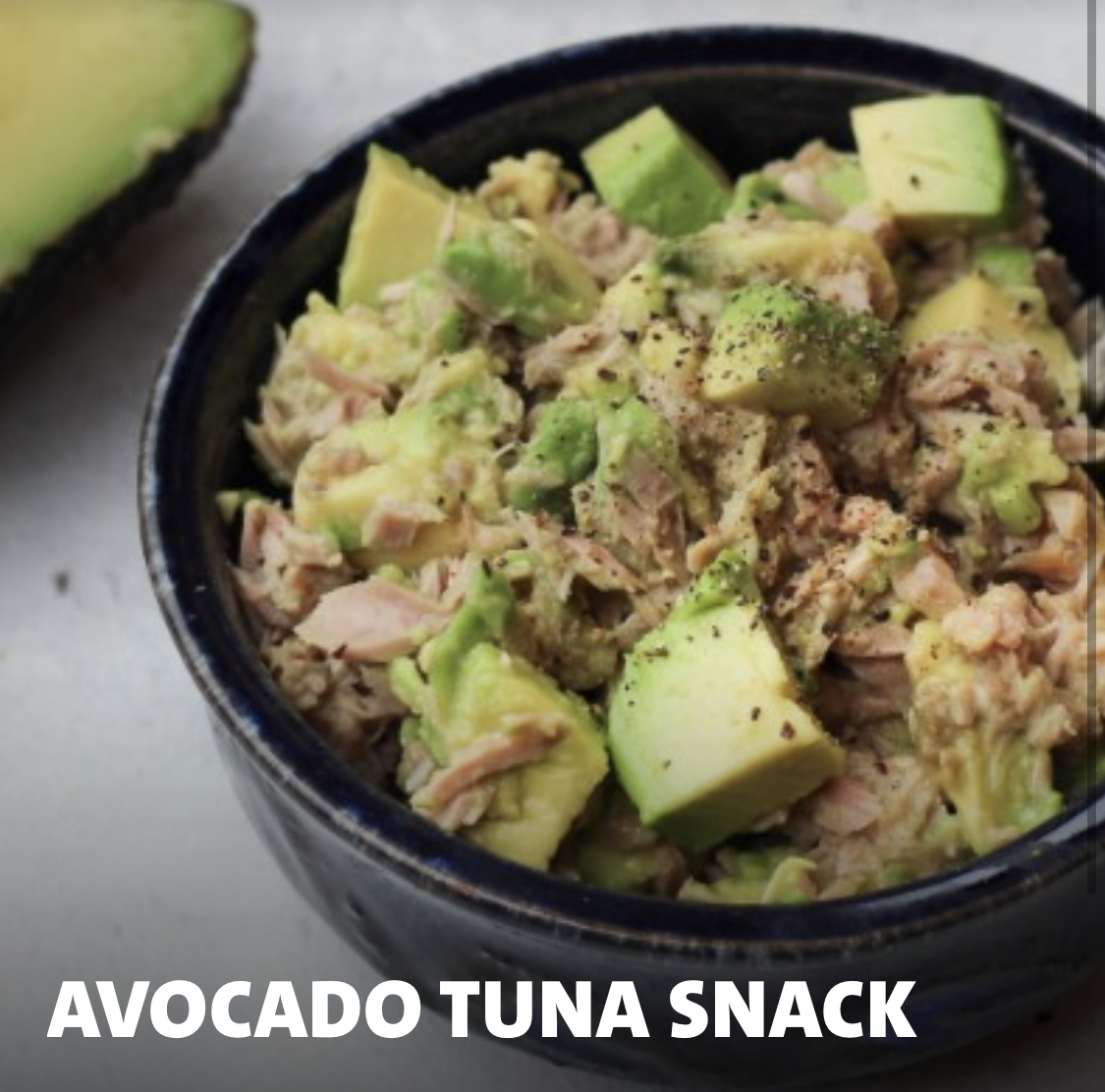 Avocado Tuna Snack