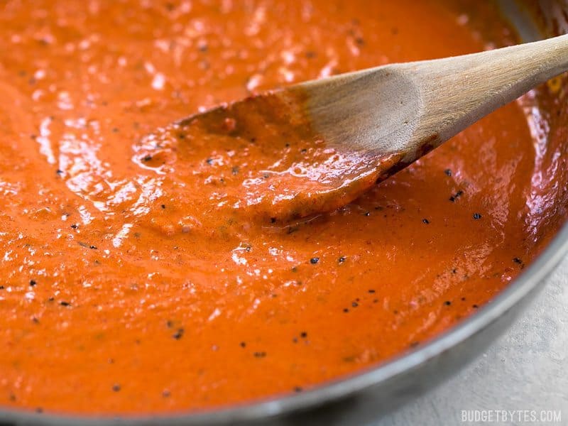 Tomato & Roasted Red Pepper Coulis
