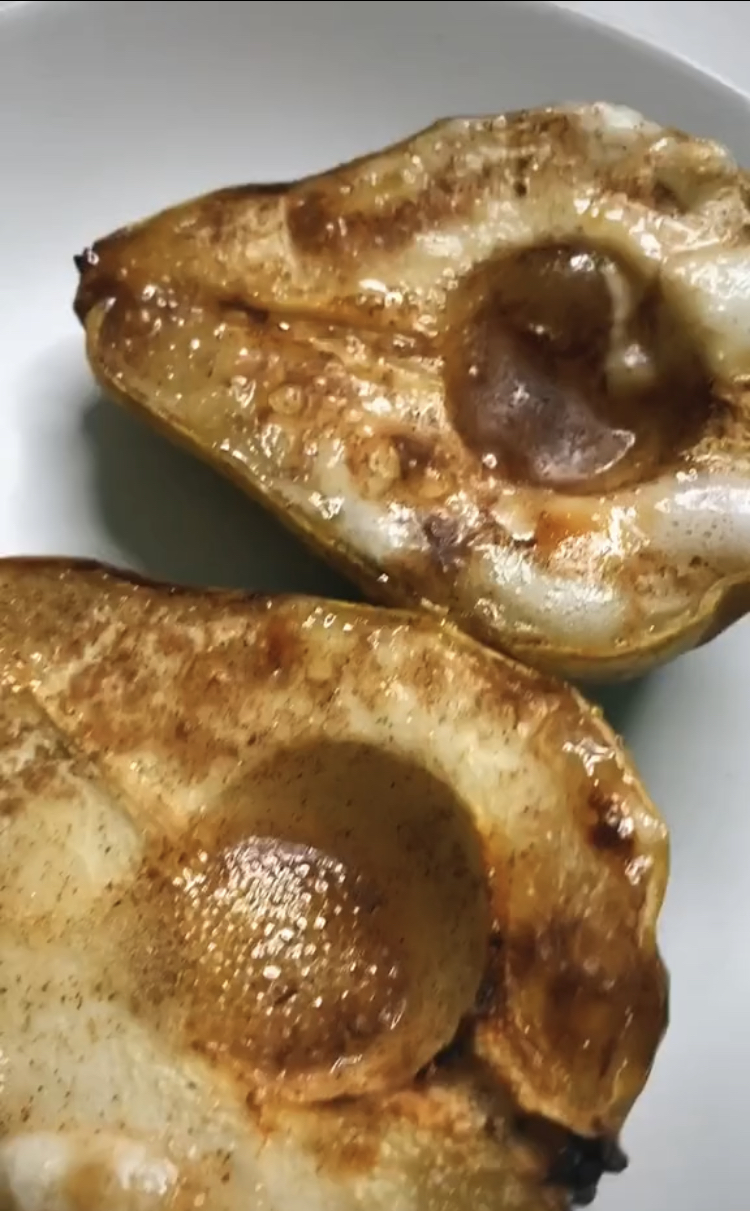 Easy Air Fried Pear