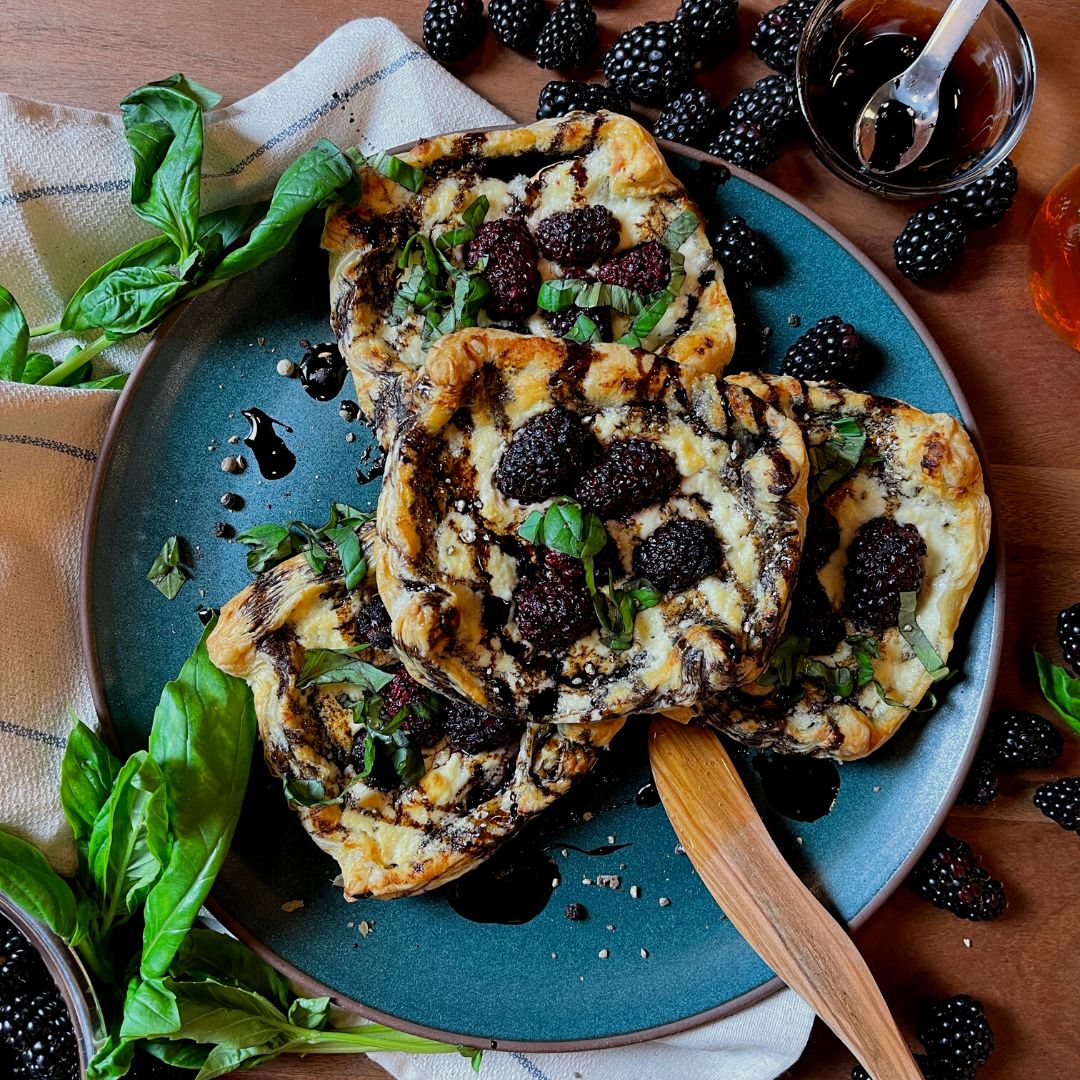 Blackberry Basil Pastry