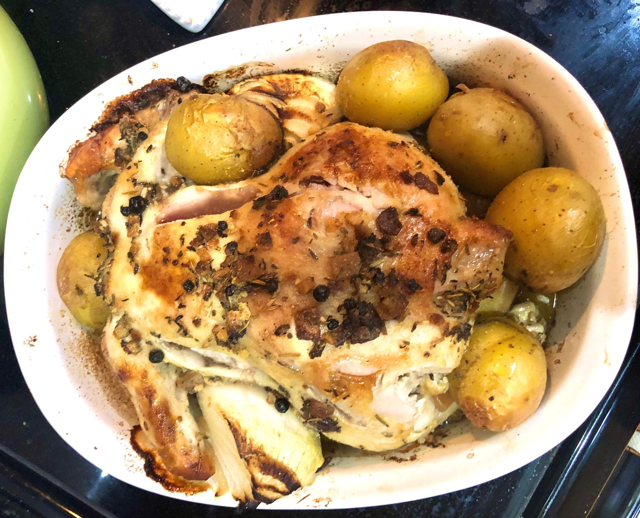 Kim's Oven Roasted Whole Chicken